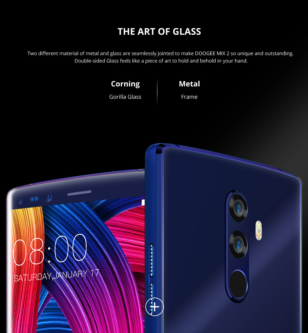 DOOGEE MIX 2 ディスプレイ2Kのベゼルレススマホが登場。4台のカメラが搭載された最新モデル【おすすめ SIMフリー 中華スマホ ...